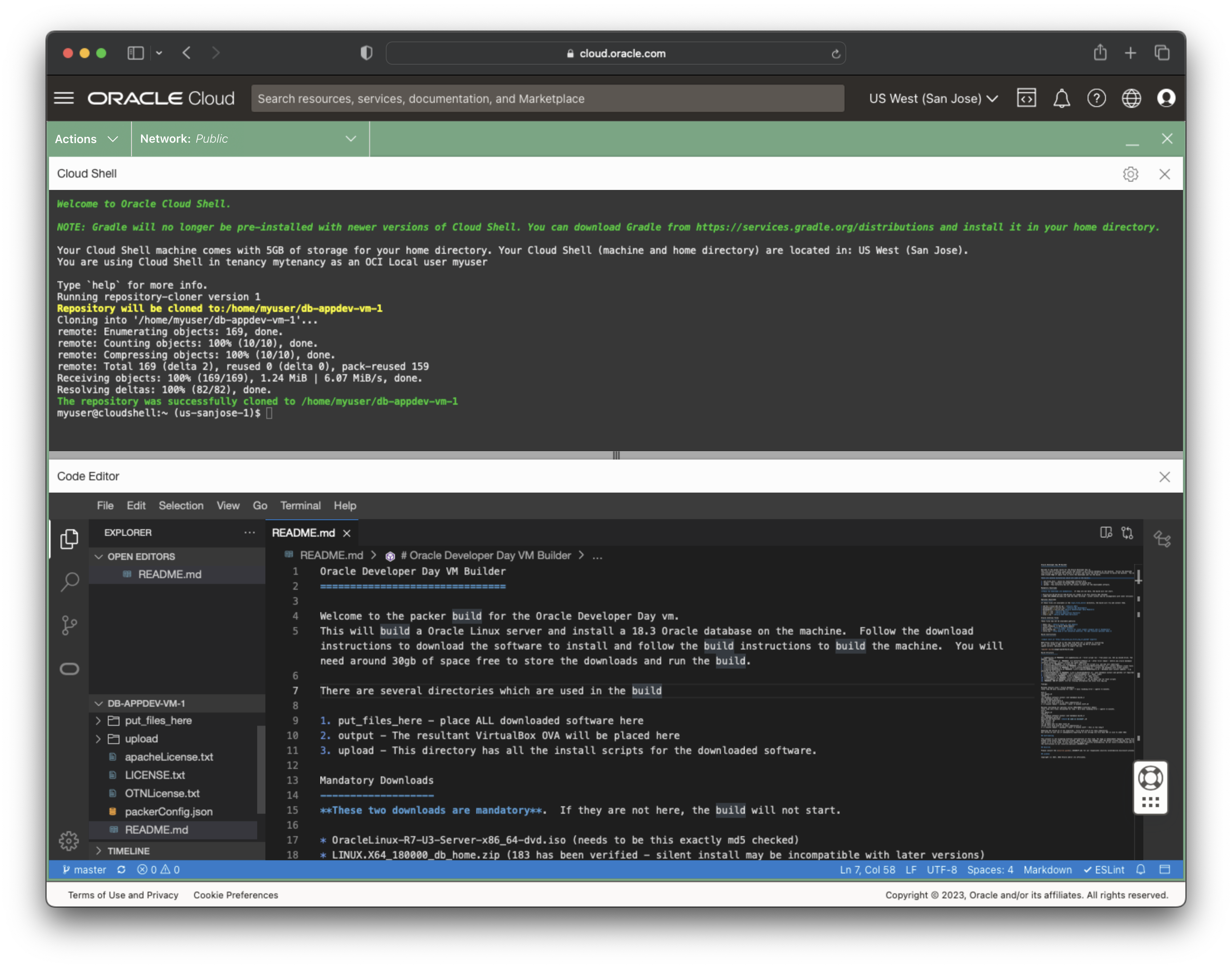 Using the Open in Code Editor Button