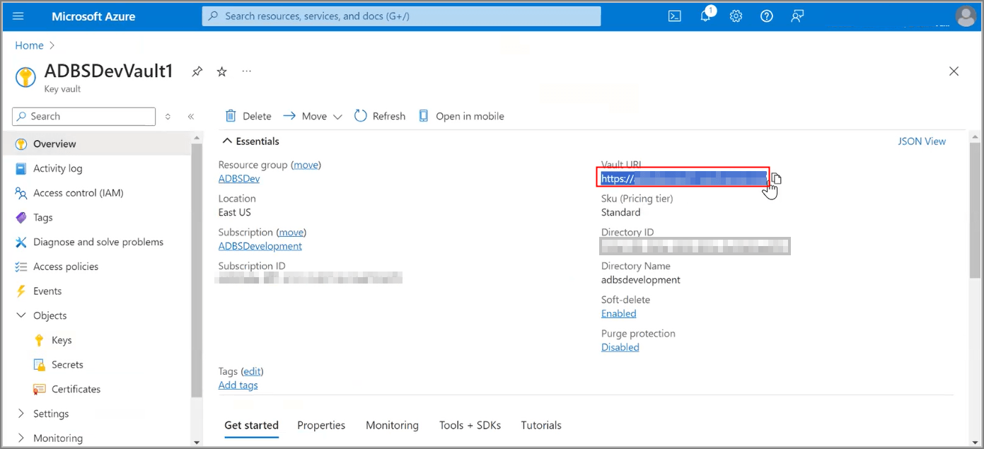 Manage Master Encryption Keys in Azure Key Vault