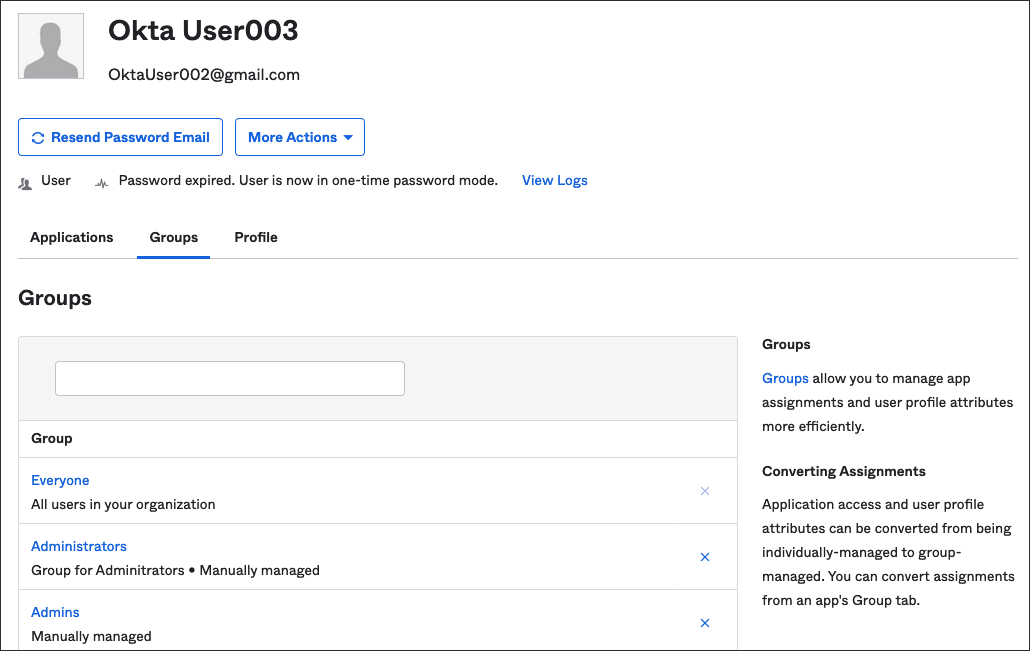 Provisionamento JIT do Okta para o OCI IAM